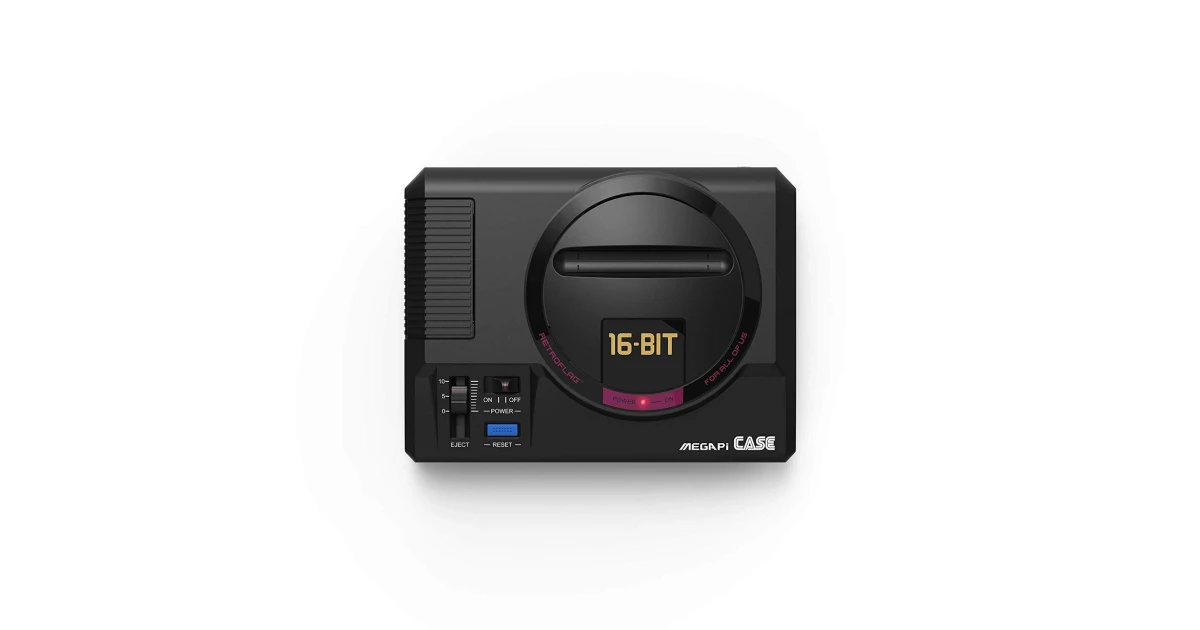 Retroflag MegaPi Raspberry Pi 3 carcasa estilo Mega Drive original ...